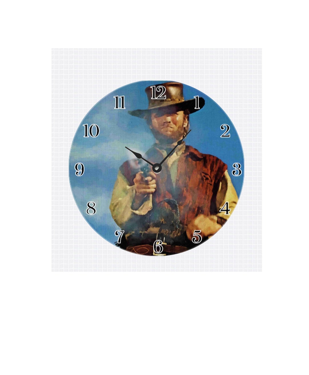 Good Bad and the Ugly Wall Clock up to 16 Vintge Art - Etsy
