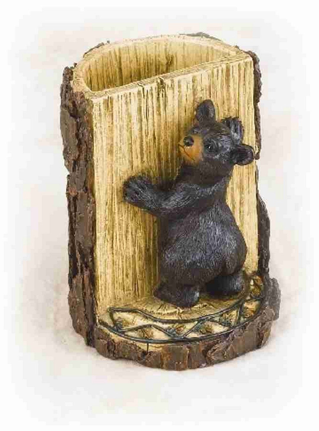Black Bear Pen and Pencil Holder Unique Item Theme Rocky Mountain ...