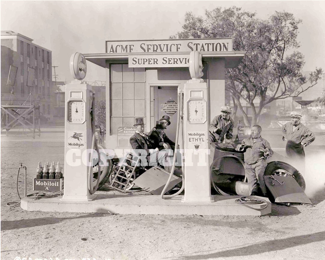 Acme Gas Station 3 Stooges Rare 8 X 10 Photo Best Omedy Team Ever ...