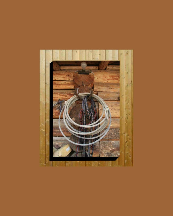 Cowboy Saddle and Rope Art Prints 12 X 18 Painting Printed - Etsy