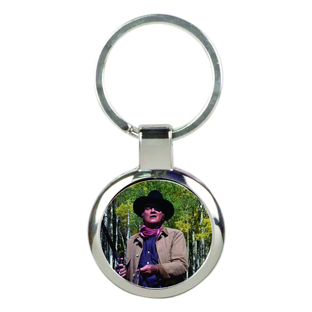 John Wayne Key Ring KEYCHAIN, KEY Foband Chain Key Ring Collectible ...
