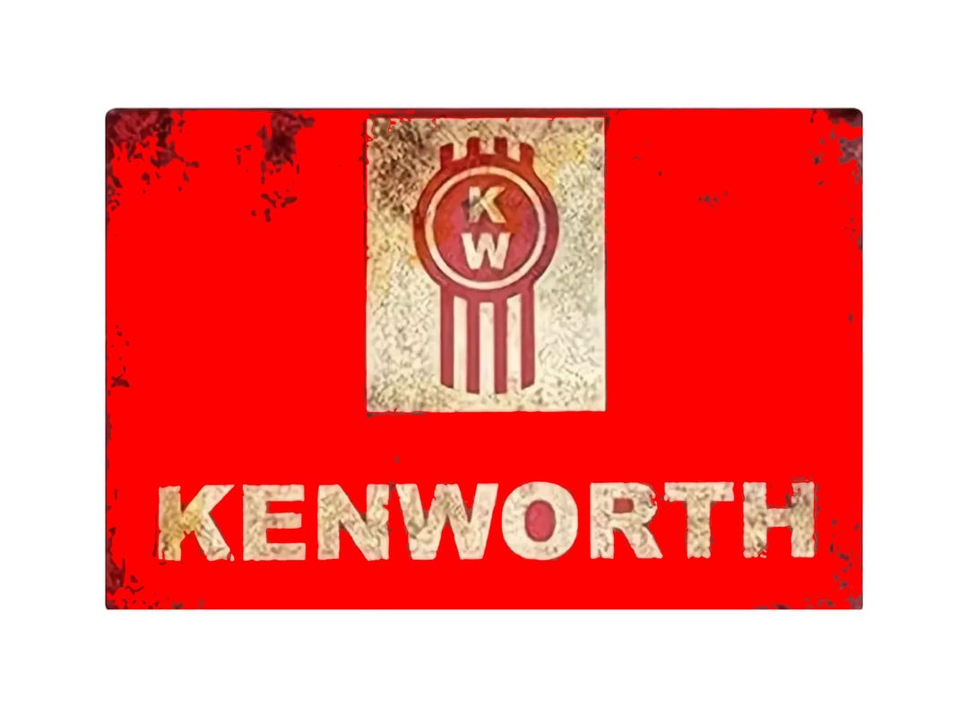 Kenworth Semi Trucks Tin Sign up to 12 X 18 Inches Vintage Old Metal ...