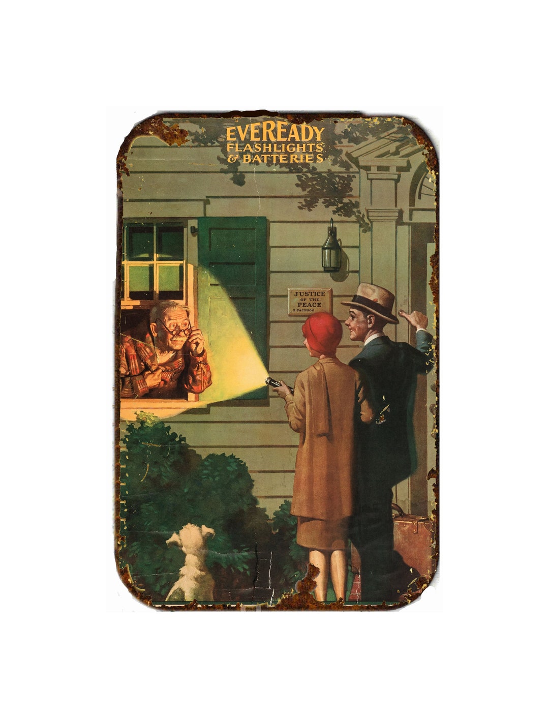 8 X 12 Vintage Tin Sign Retro Eveready Batteries Advertising Tin Sign ...