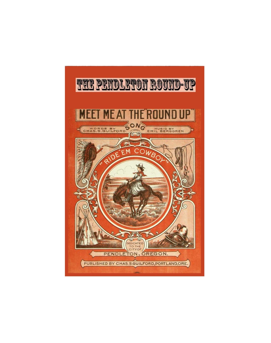 PENDLETON Rodeo Sticker Vintage Old Rodeos 3 Sizes All Purpose Sticker ...