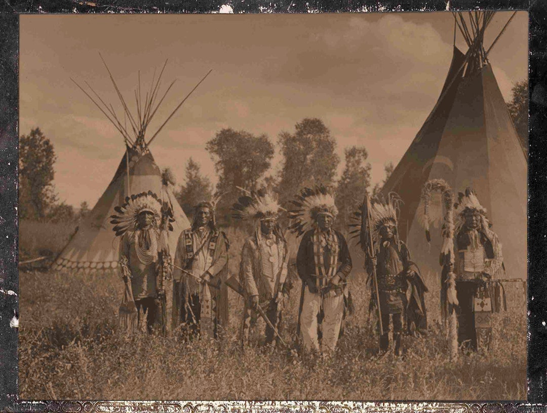 Native American INDIANS - Crow Creek Warriors 8 X10 Photo - Etsy