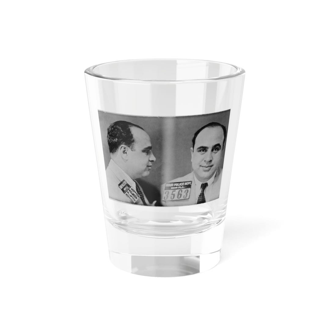 Al Capone Gangster Mobster Mug Shot on a Shot Glass, Unique Collectible ...