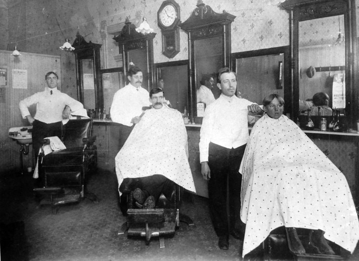 Barber Shop 1900s 8 X10 Vintage Old Photo - Etsy