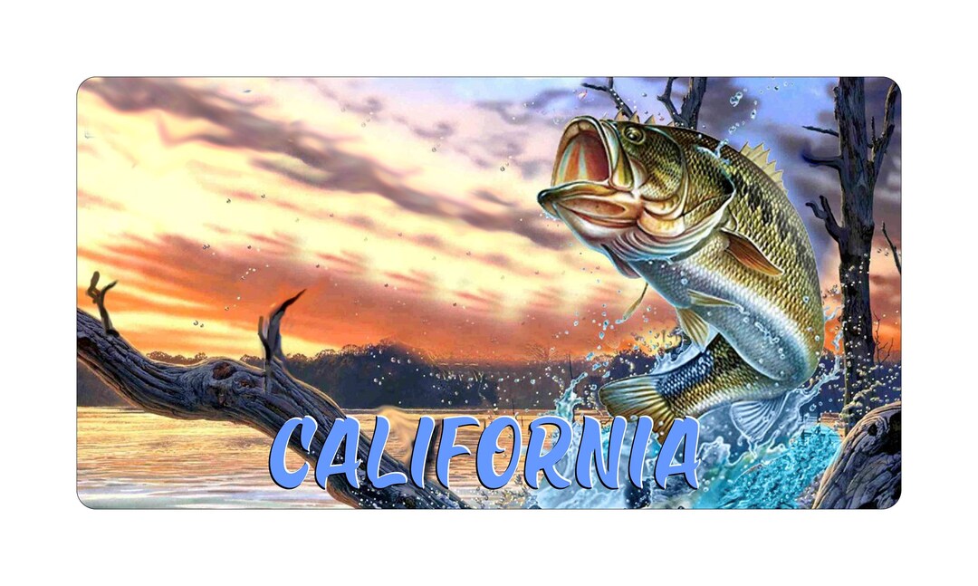 Personalized State of California License Plate Full Size - Etsy