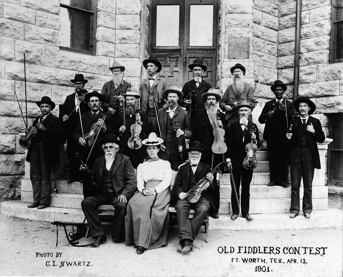 Old West Violin Fiddlers Contest 1901 8 X 10 Photo - Etsy
