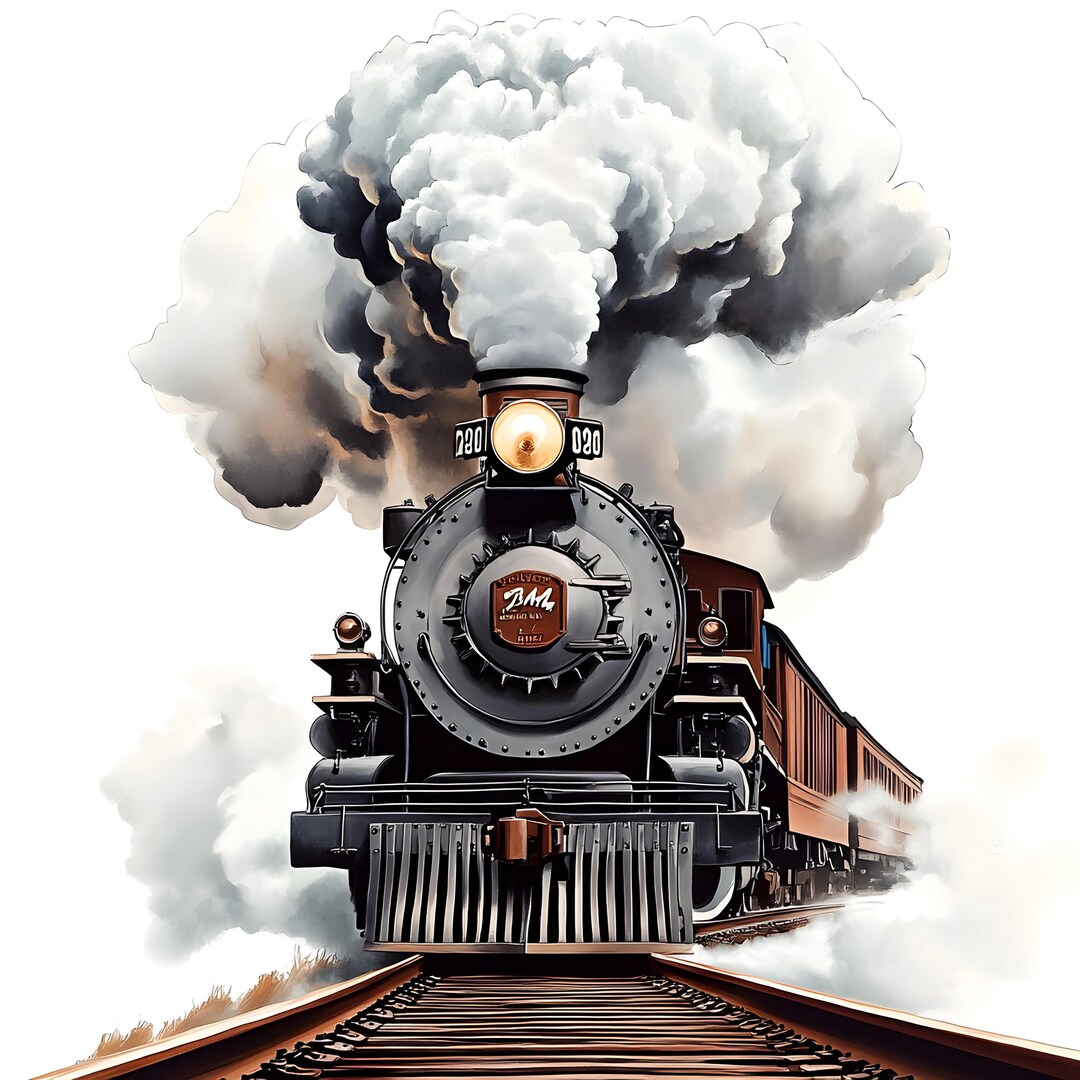 Train Patch Locomotive Steam Engine Kids Art 3 Inch Diameter Iron on ...
