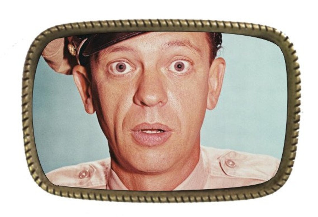 Barney Fife Mayberry Rfd Men's Belt Buckle All Brass - Etsy