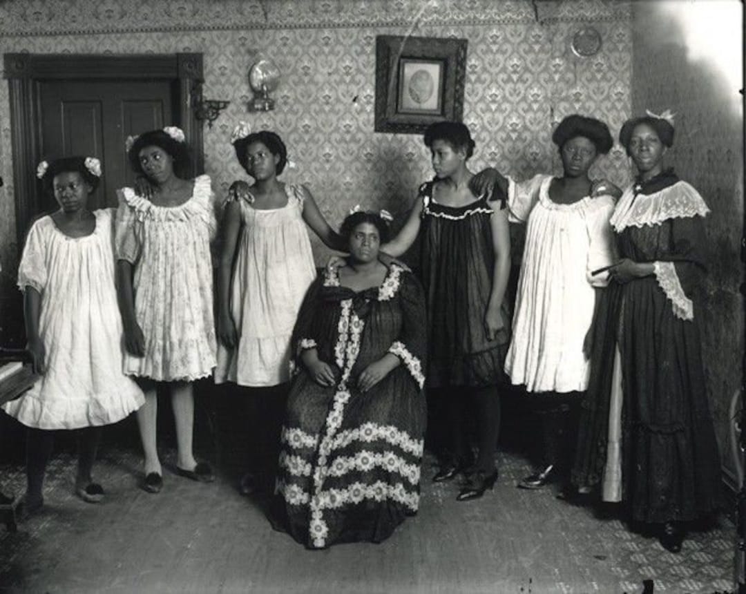 Histoical Photo Artafrican American 8 X 10 Photo Group of Black Women ...