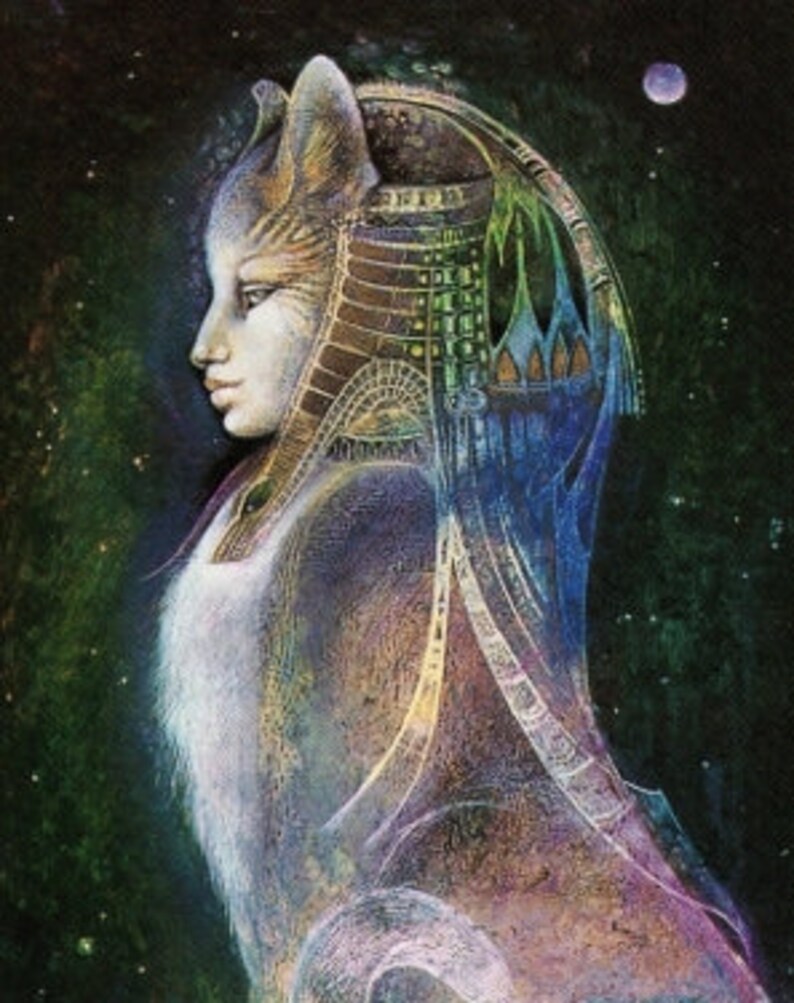 Deity Reading the Goddess Offers a Message on Your Fortune, Prosperity ...