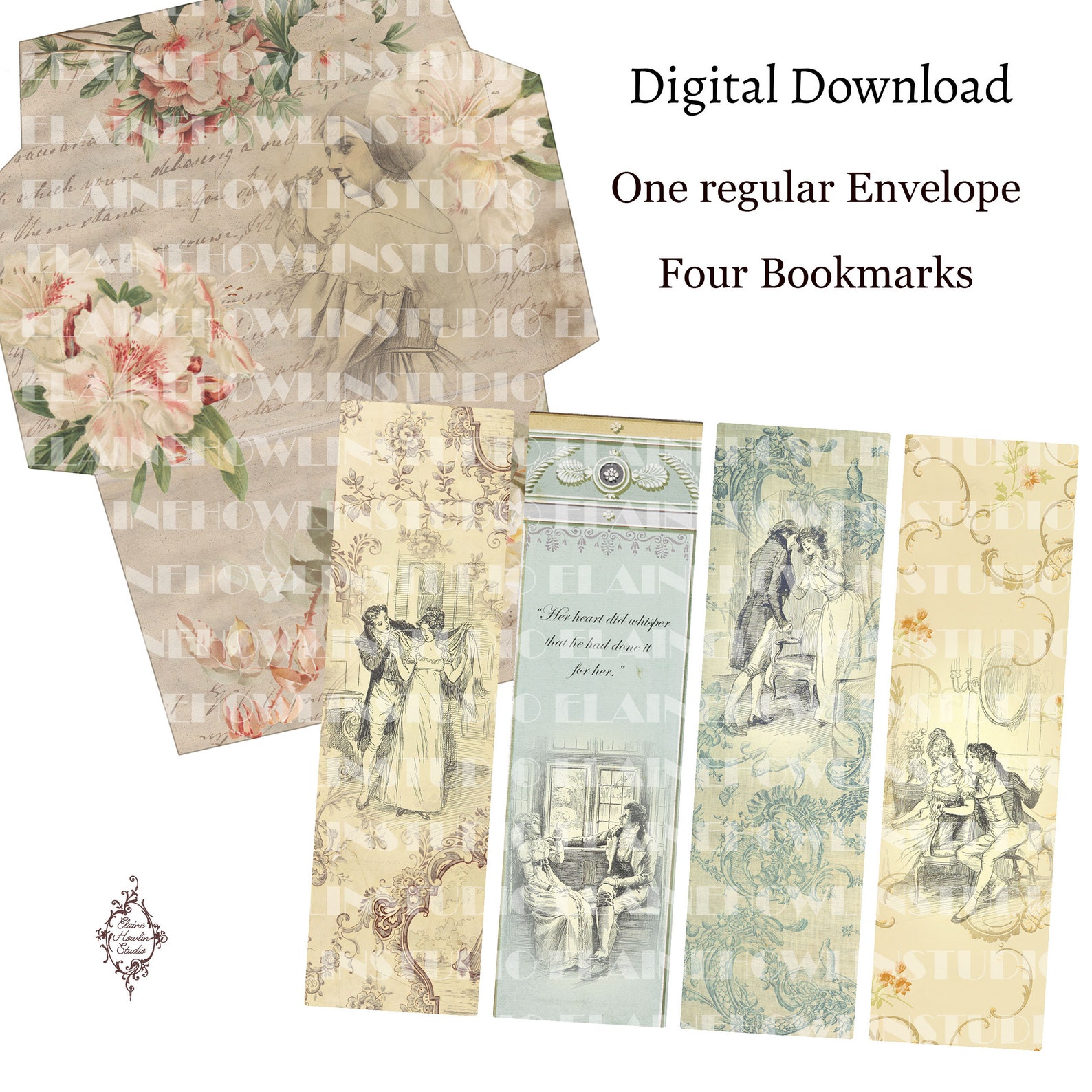 Jane Austen Reading Journal Ephemera for Journals Planners | Etsy UK