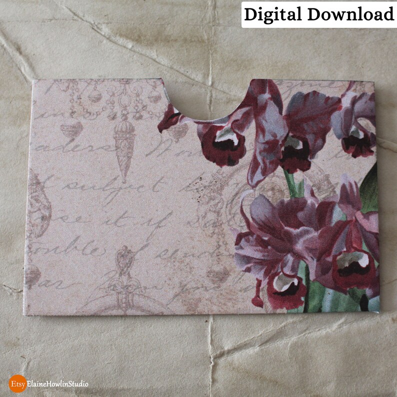 Dark Academia Botanical Junk Journal Kit Printable Digital | Etsy