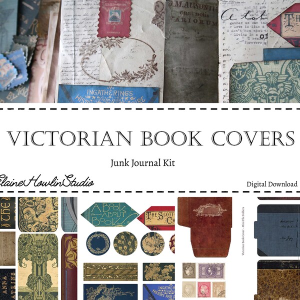 Victorian Scrapbook Digital - Etsy