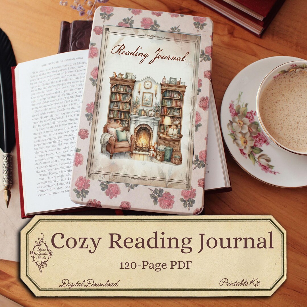 Ultimate Bookworm's Dream: Printable Cozy Reading Journal Kit (digital ...