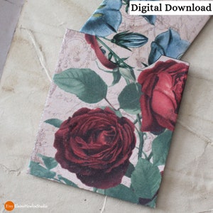 Dark Academia Botanical Junk Journal Kit, Printable, Digital, Download ...