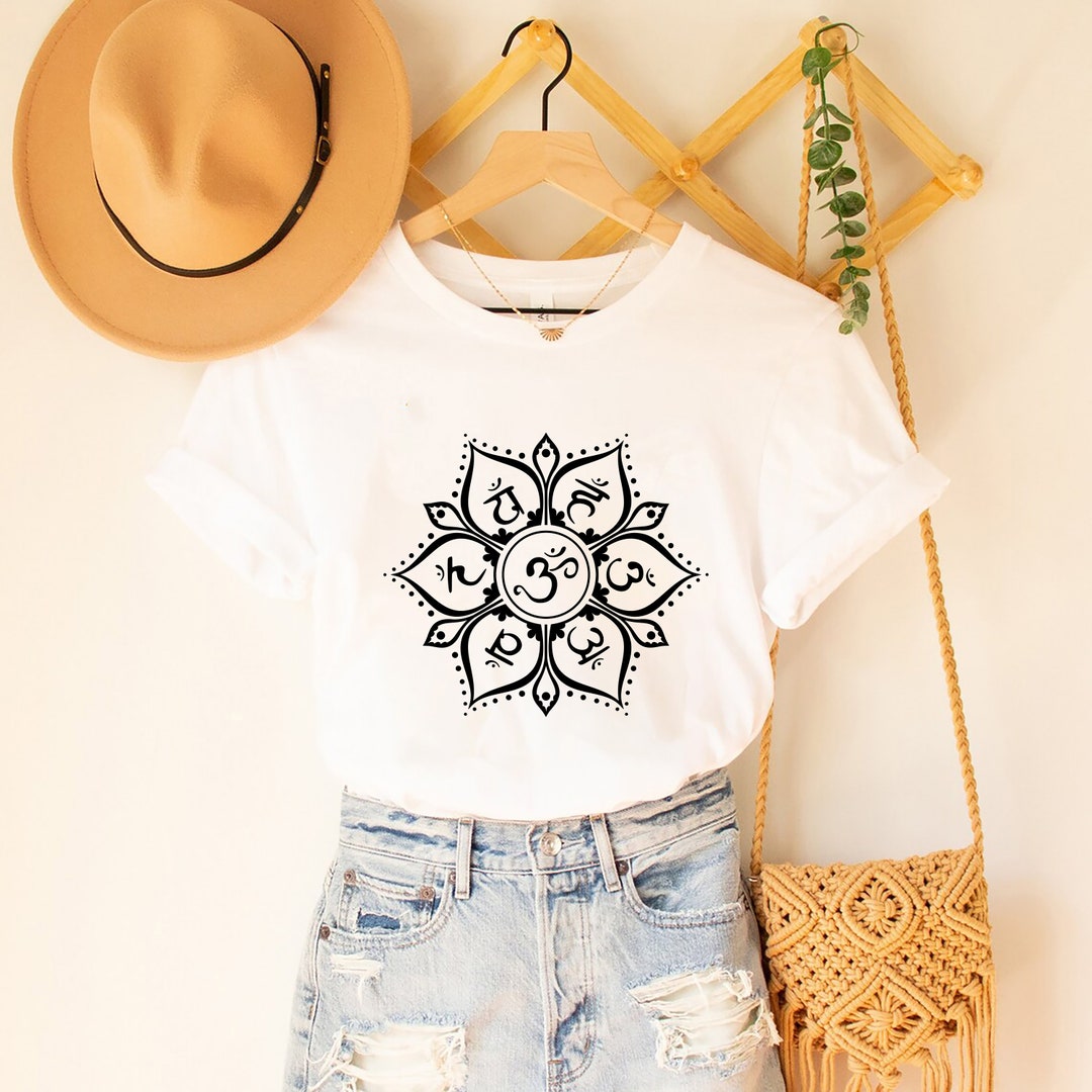 Seven Chakras Shirt Yoga Shirt Meditation Shirt Mandala - Etsy