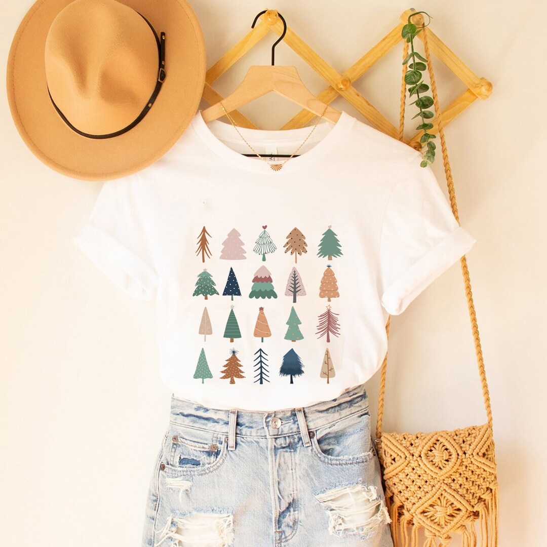Christmas Trees Shirt, Pine Trees Sweatshirt, Merry Christmas Shirt ...