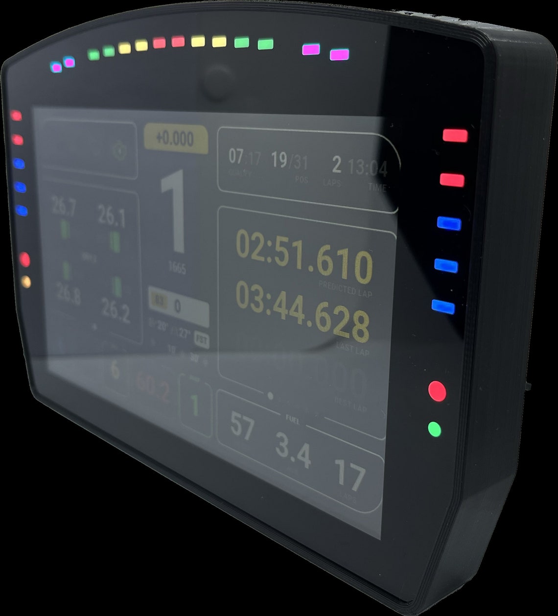 6.8'' Sim Racing Dash Display DDU 10.7 28leds Fanatec Simucube - Etsy