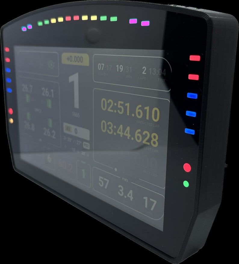 6.8'' Sim Racing Dash Display DDU 10.7 28leds Fanatec Simucube - Etsy