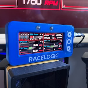 5'' Sim Racing Dash Display DDU 10.5 28leds Fanatec Simucube Moza ...
