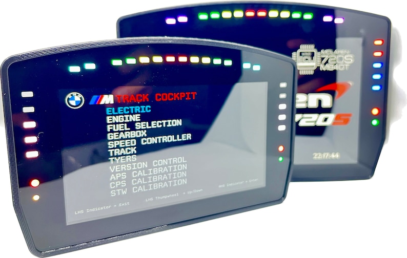 6.8'' Sim Racing Dash Display DDU 10.7 28leds Fanatec Simucube - Etsy