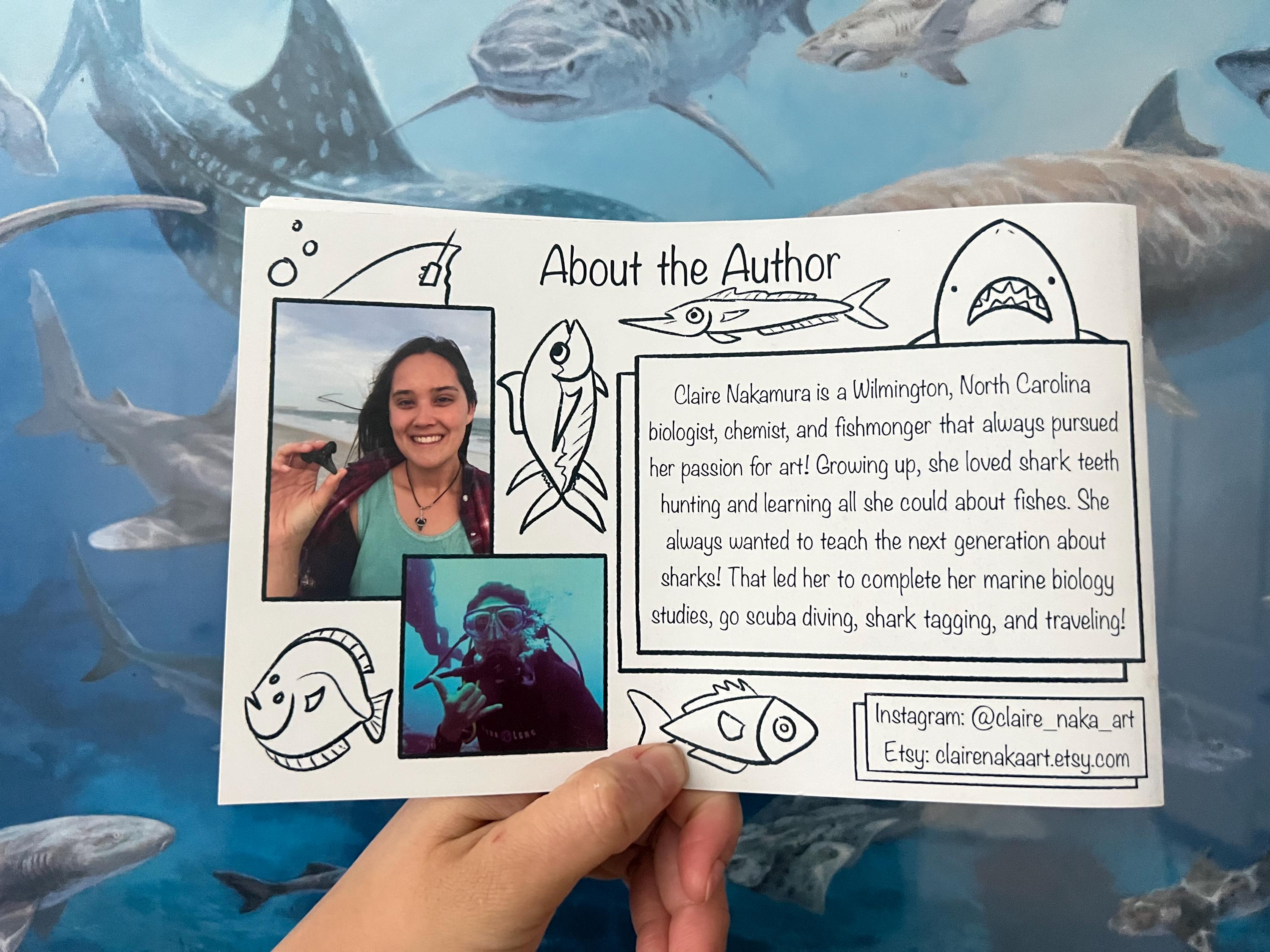 Fin-tastic Shark Tooth Coloring, Educational Coloring, Activity Book ...