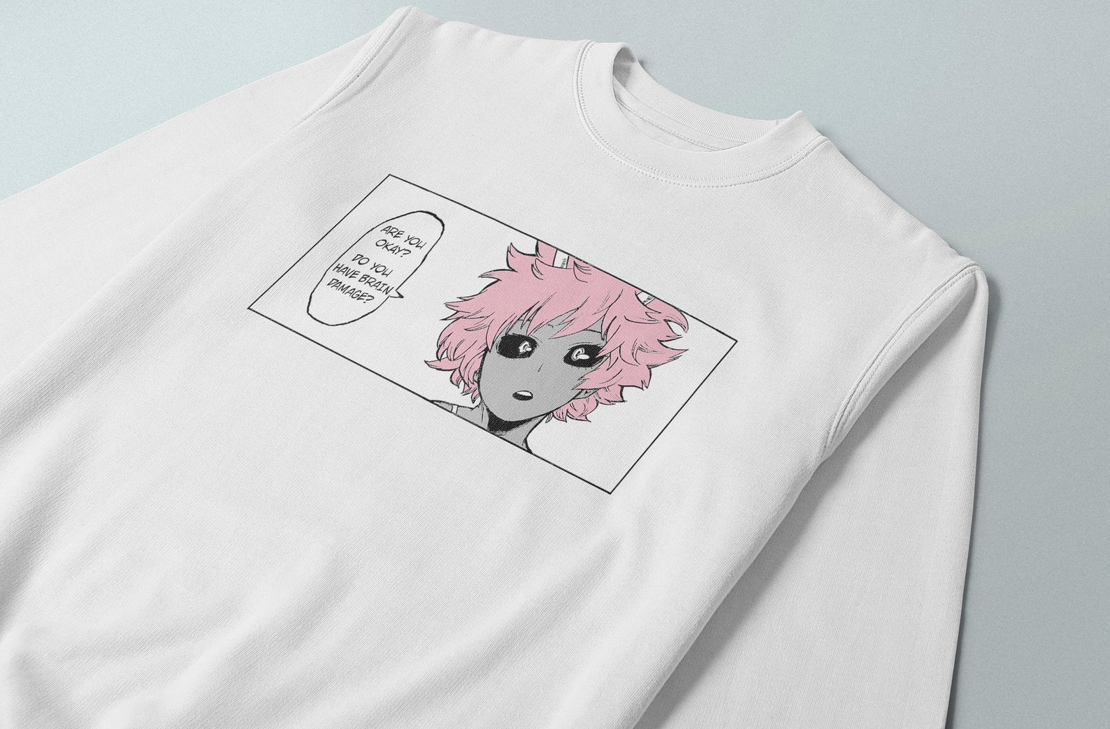 My Hero Academia Unisex Sweatshirt Mina Ashido Pinky Mha Etsy