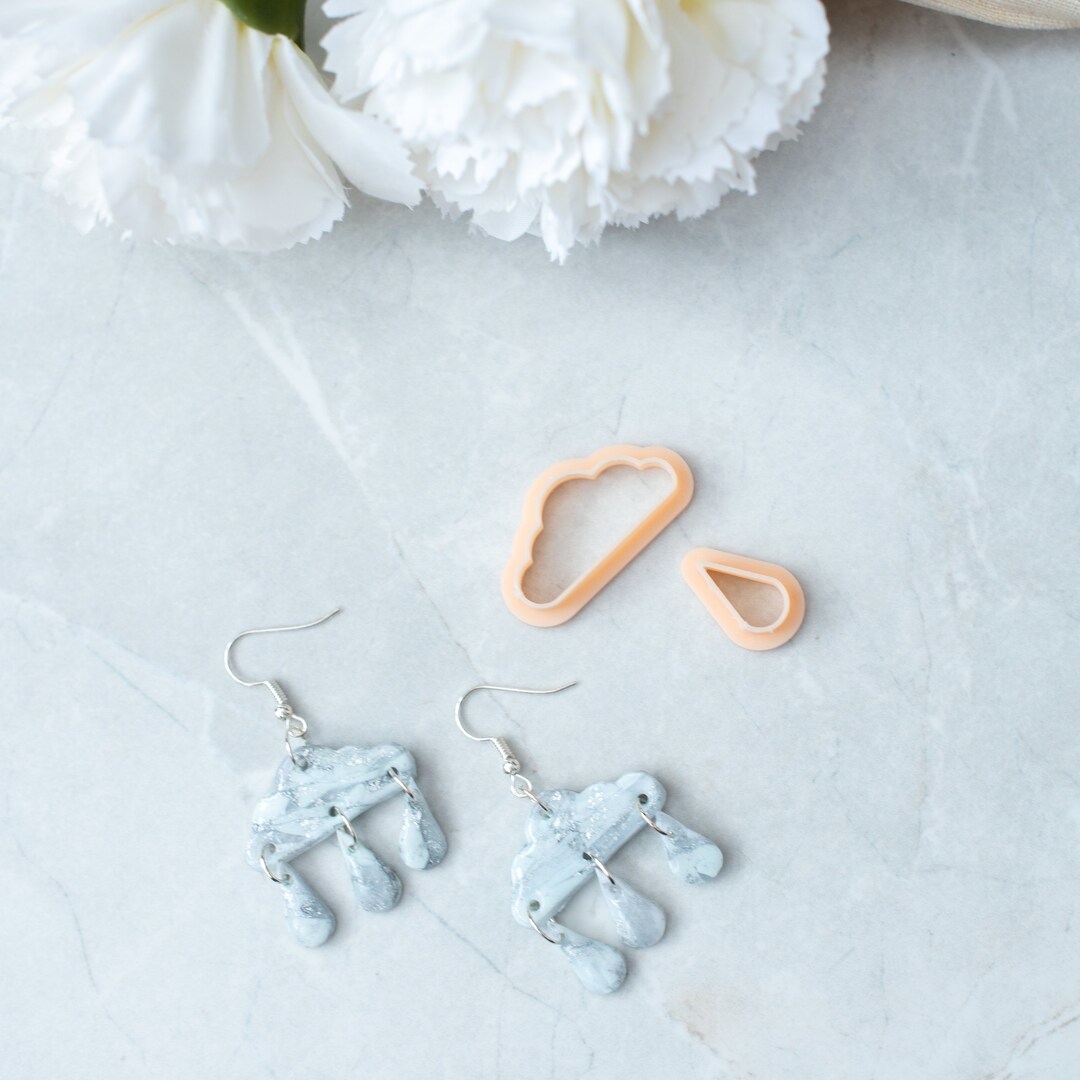 Cloud and Raindrop Cutter, Polymer Clay Art Tools - Etsy