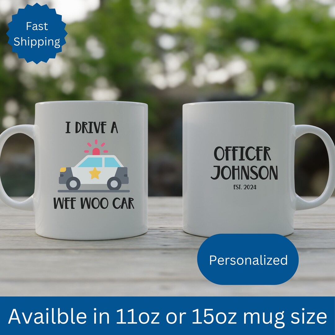 Custom Police Mug, Police Officer Gifts, Police Retirement, Police ...