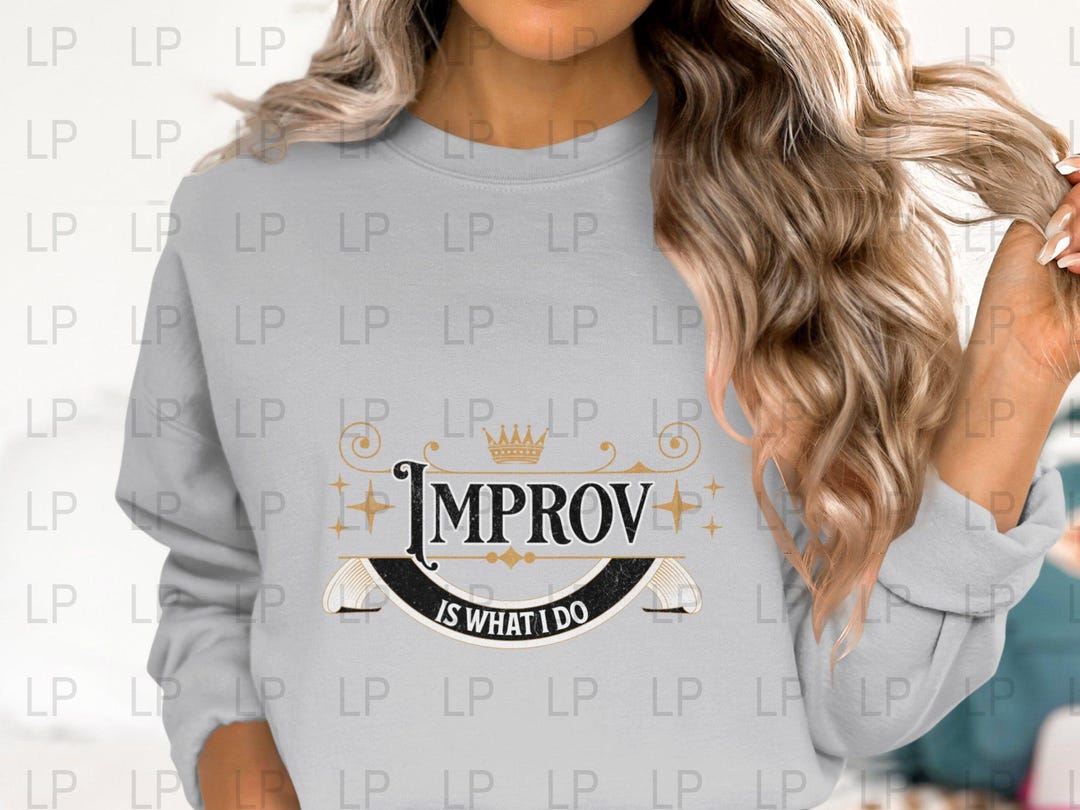 Improv Digital Art Print PNG Clipart, Motivational Wall Decor, Gold and Black Design, Creative ...