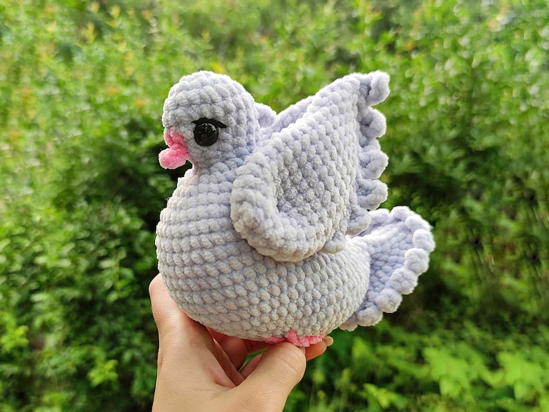 Dove CROCHET PATTERN Amigurumi Dove English Pattern - Etsy