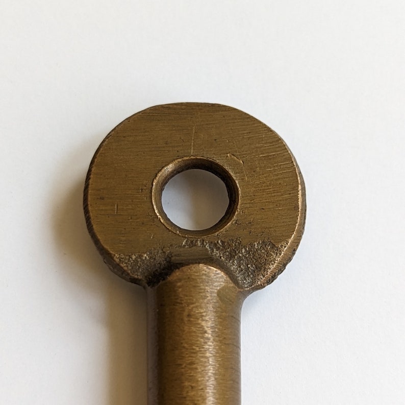 Vintage CRI&PRR Railroad Switch Key Hollow Barrel Brass Key Chicago ...