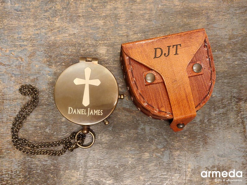 Personalized Working Compass With Custom Engraving Christmas - Etsy