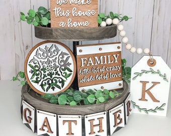 Tier Tray Signs // Farmhouse Tier Tray Signs // Farm Country - Etsy