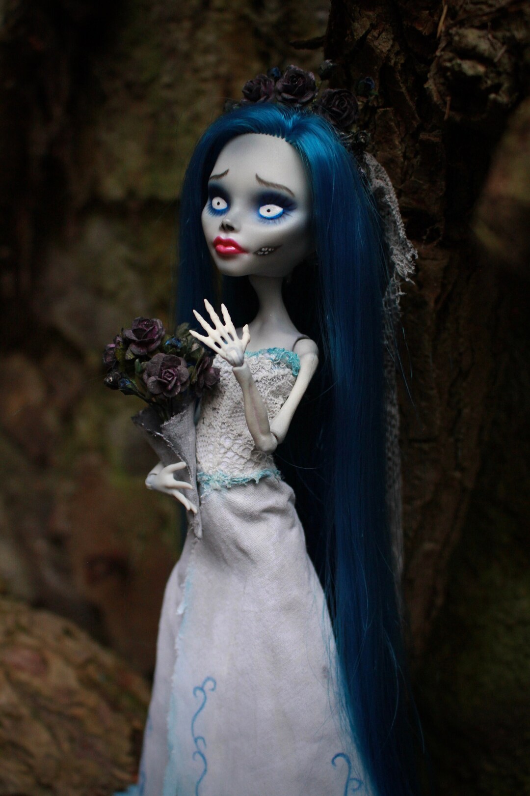 Emily Corpse Bride Monster High Doll Ooak Custom Complete - Etsy