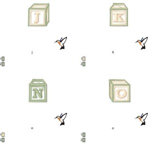 Abc Baby Block Font Alphabet Letters Bundle Instant Download Brother ...