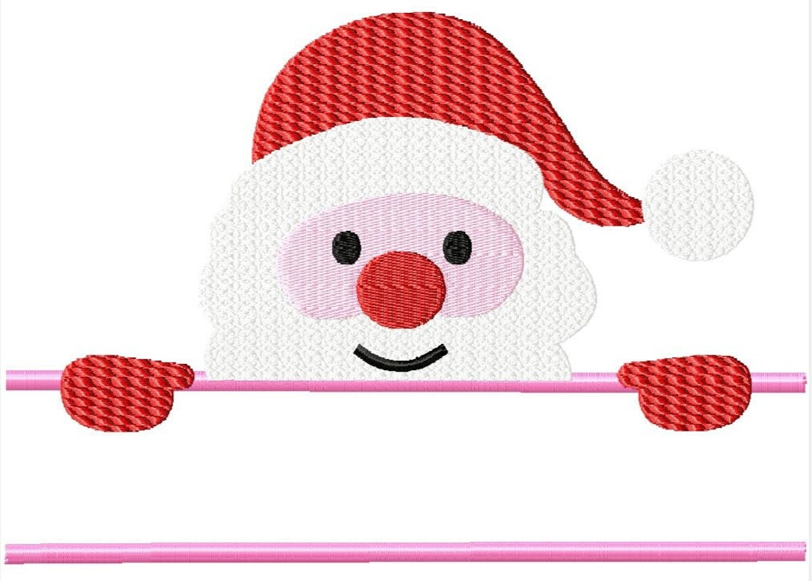 Instant Download 3 Sizes Split Santa Father Christmas Machine ...