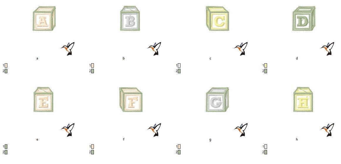 Abc Baby Block Font Alphabet Letters Bundle Instant Download - Etsy