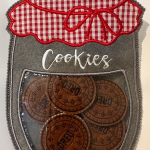Digital Download in the Hoop Cookie Jar Play Food Machine Embroidery ...