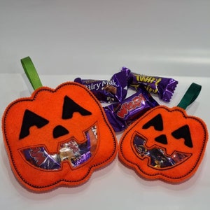 Digital Download 2 Sizes Bundle Ghost Pumpkin Peekaboo Treat Bag in the ...