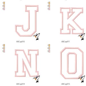 Abc Applique Font Alphabet 3 Sizes Letters and Numbers Bundle Instant ...