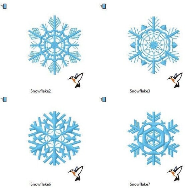 Machine Embroidery Designs Snowflake - Etsy
