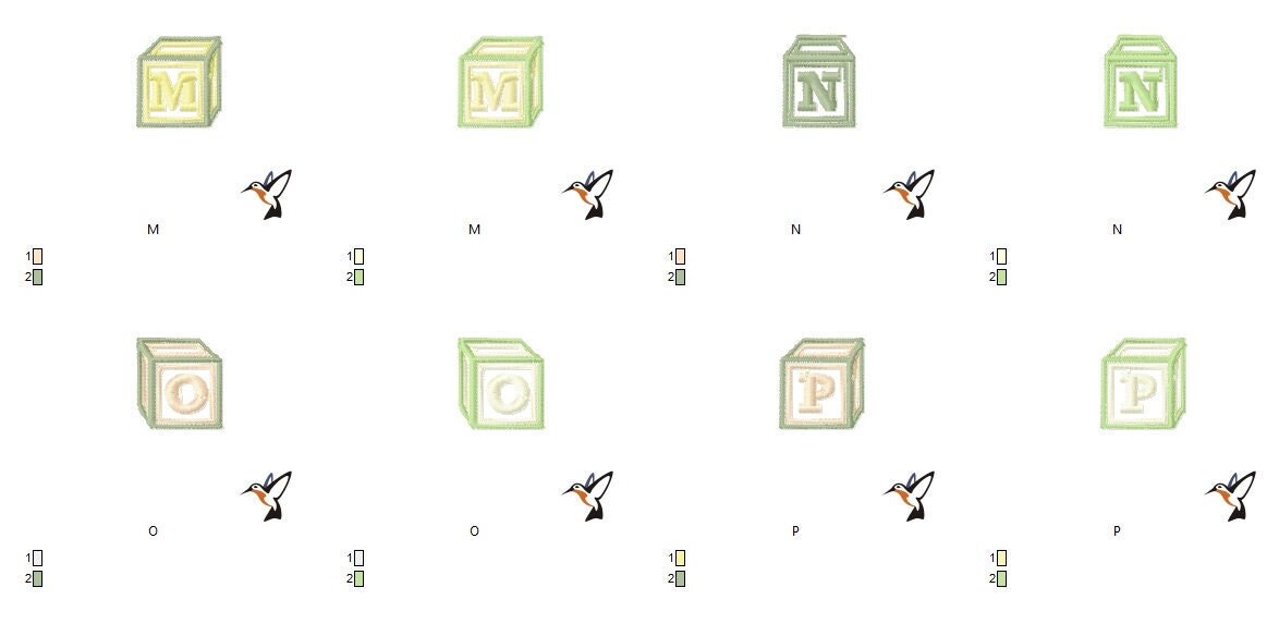 Abc Baby Block Font Alphabet Letters Bundle Instant Download - Etsy