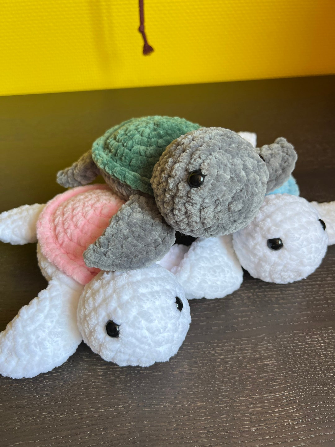 Crochet Turtle - Customizable Crochet Turtle - Soft Turtle - Crochet ...