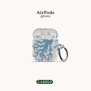 Blue Coral Reef Airpods Pro Case, AirPod Case With Keychain, Air Pods ...
