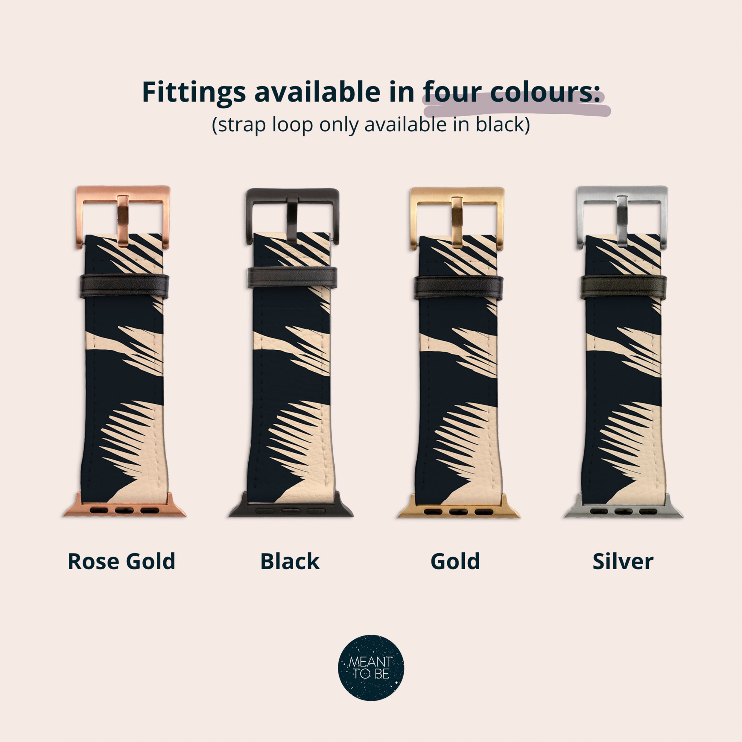 ABSTRACT Apple Watch Strap Vegan Leather Band for Apple Watch - Etsy