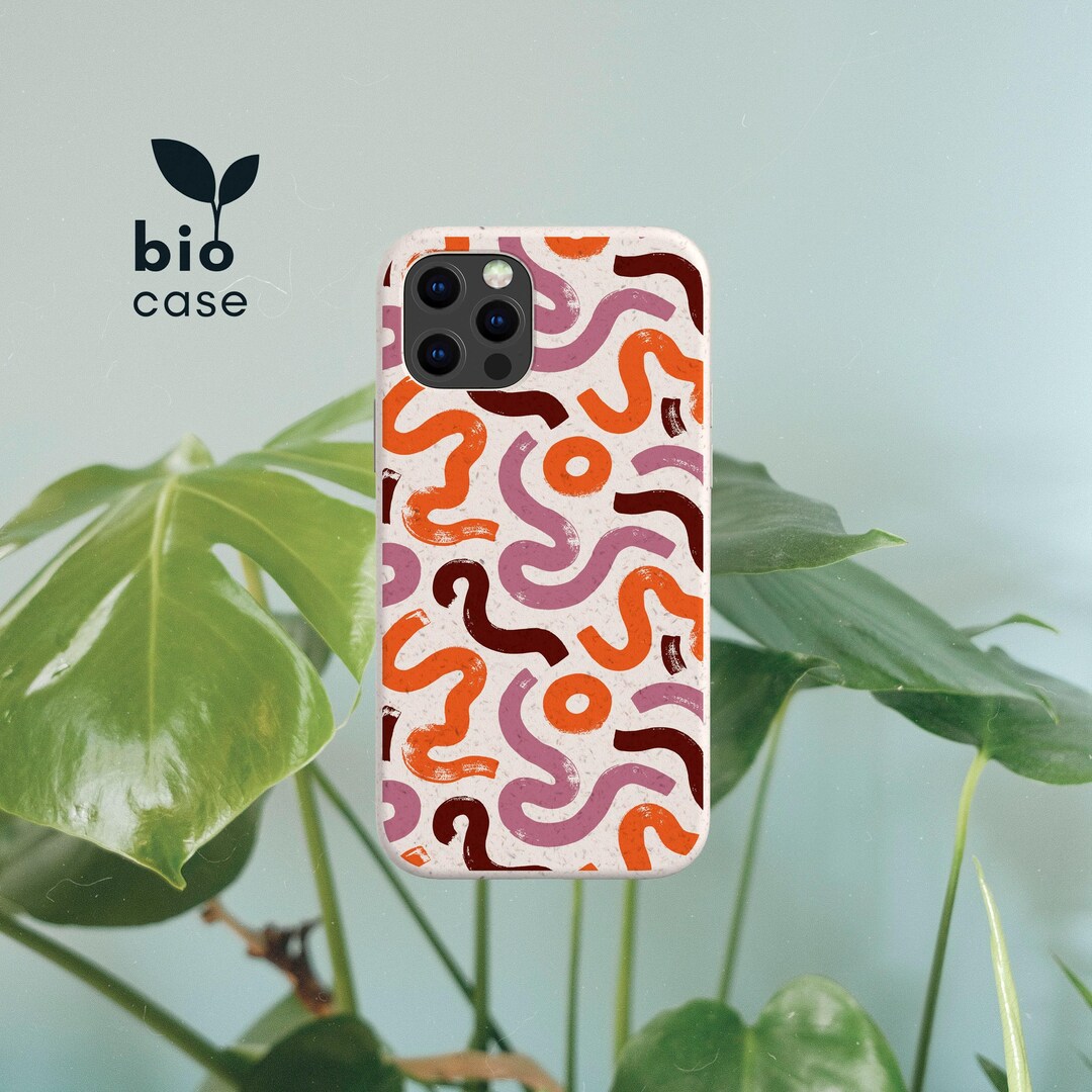 Squiggles Biodegradable Plastic Free Eco-friendly Phone Case for iPhone ...